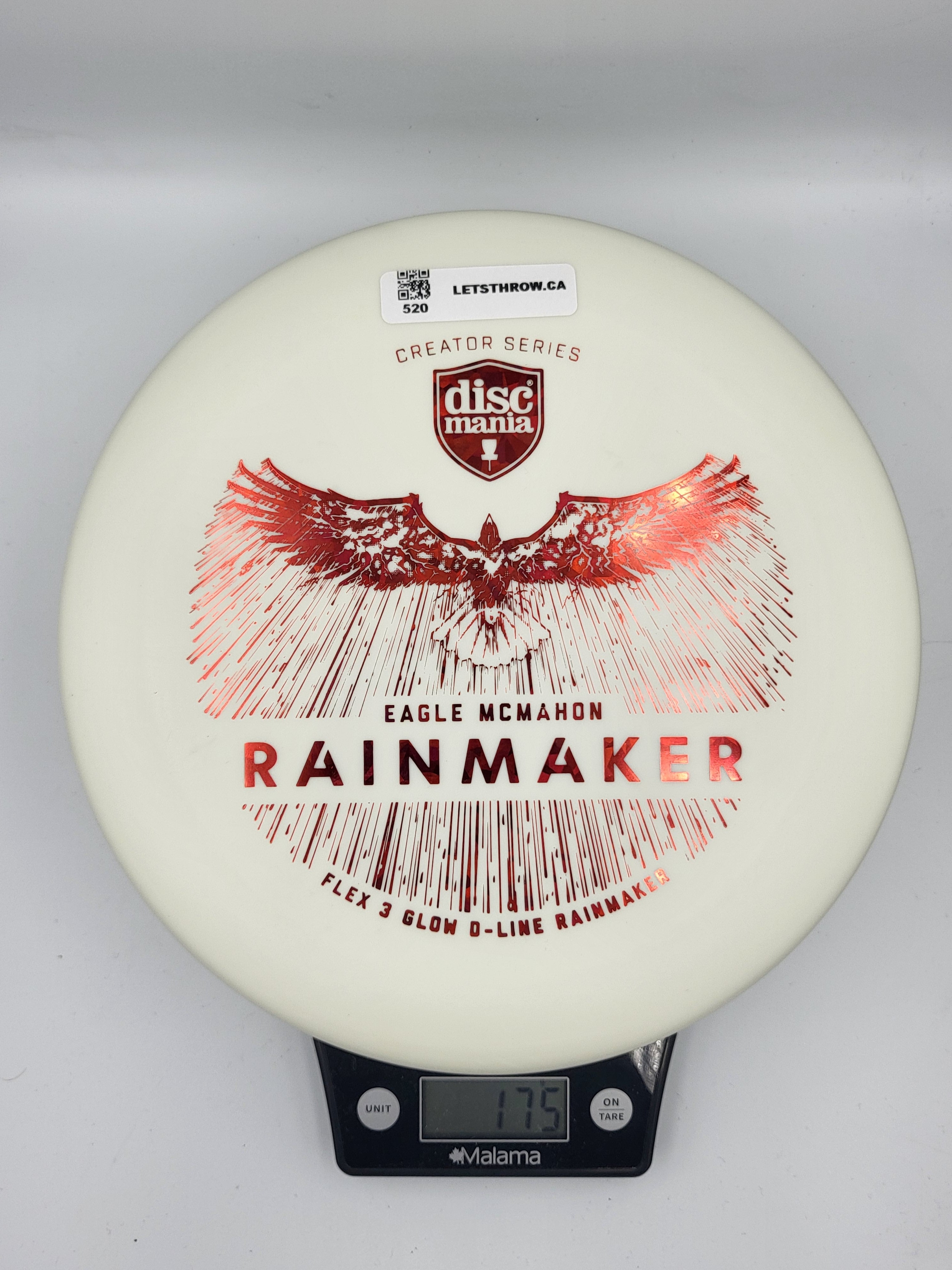 Glow D-Line Flex 3 Eagle McMahon Rainmaker – Let's Throw